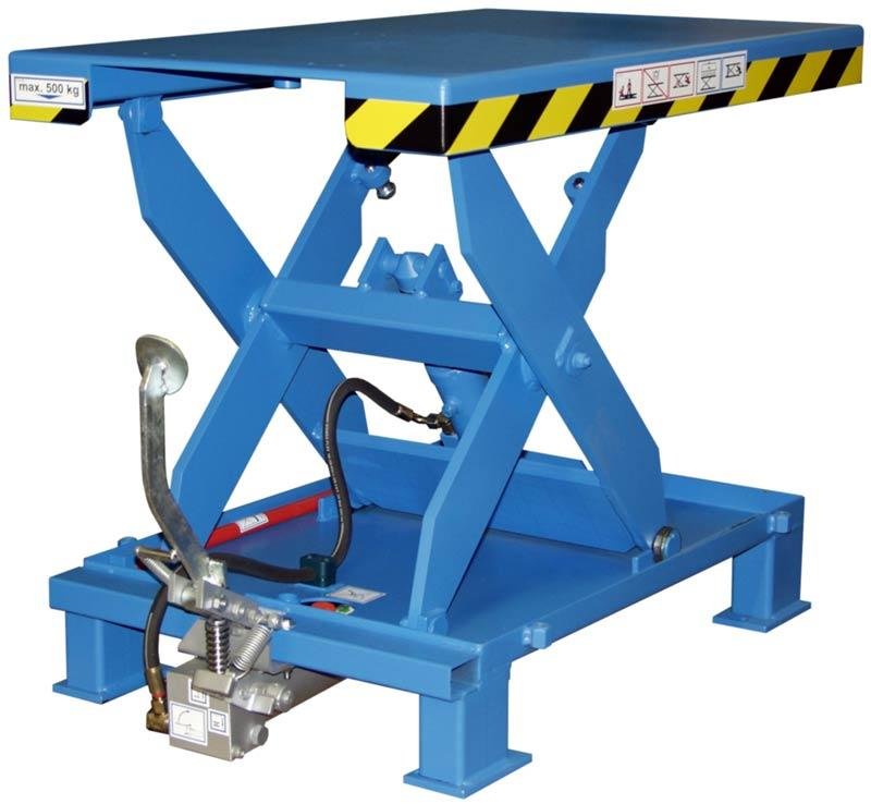 Verrijdbare montage heftafel voor werken op ergonomische hoogte